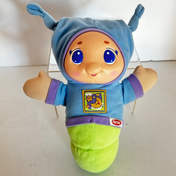Playskool | Toys | Playskool Hasbro Lullaby Gloworm Blue Green Plush ...